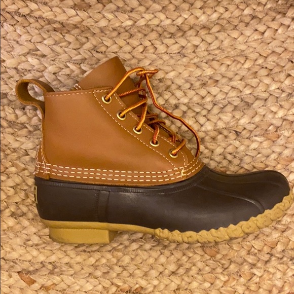 L.L. Bean | Shoes | Ll Beanbean Boots 6 Inch Shaftsize 6mtanbrown ...